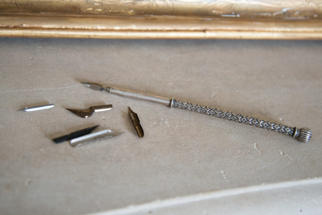 the 1820's silver dip pen | Miss Mustard Seed