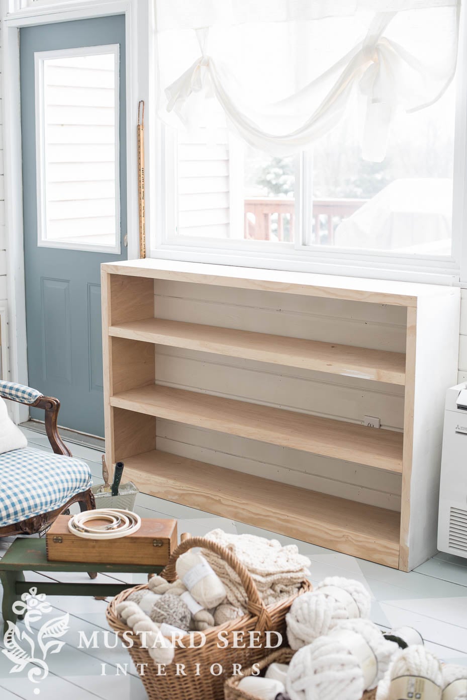 studio shelf reveal | Miss Mustard Seed