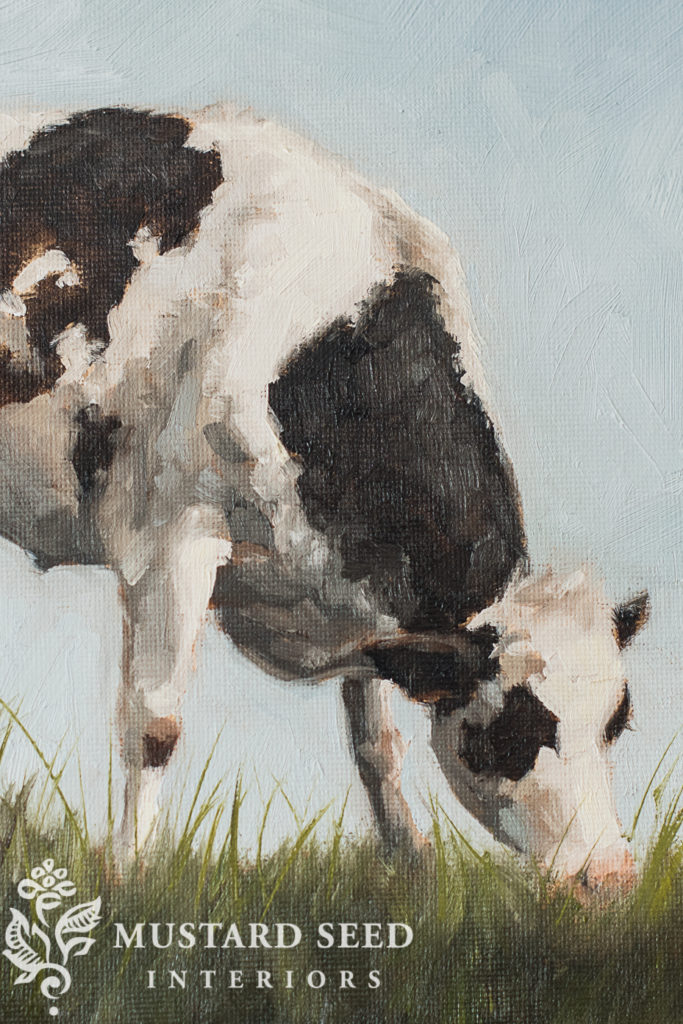 Oil Painting Class No. 9 | Grazing Cow | Miss Mustard Seed
