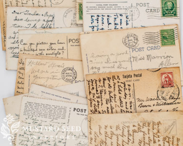 scanning old documents, photos, & postcards | Miss Mustard Seed