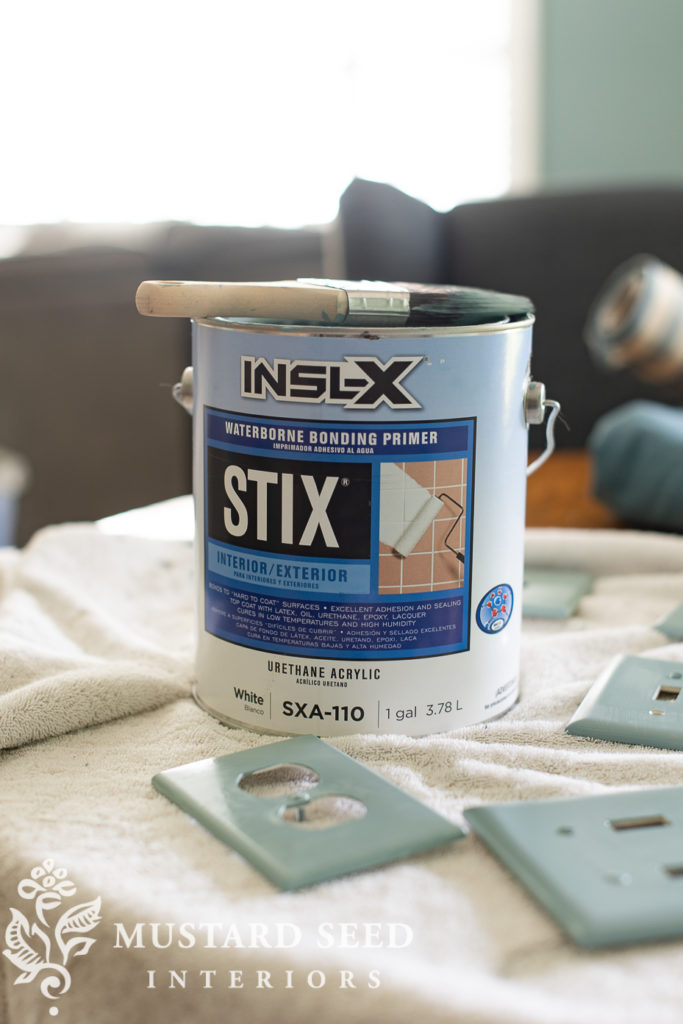 painting light switches | Miss Mustard Seed