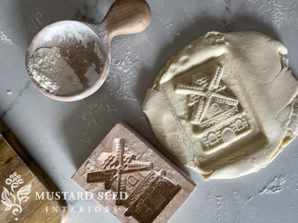 molded salt dough ornaments | christmas crafts | Miss Mustard Seed