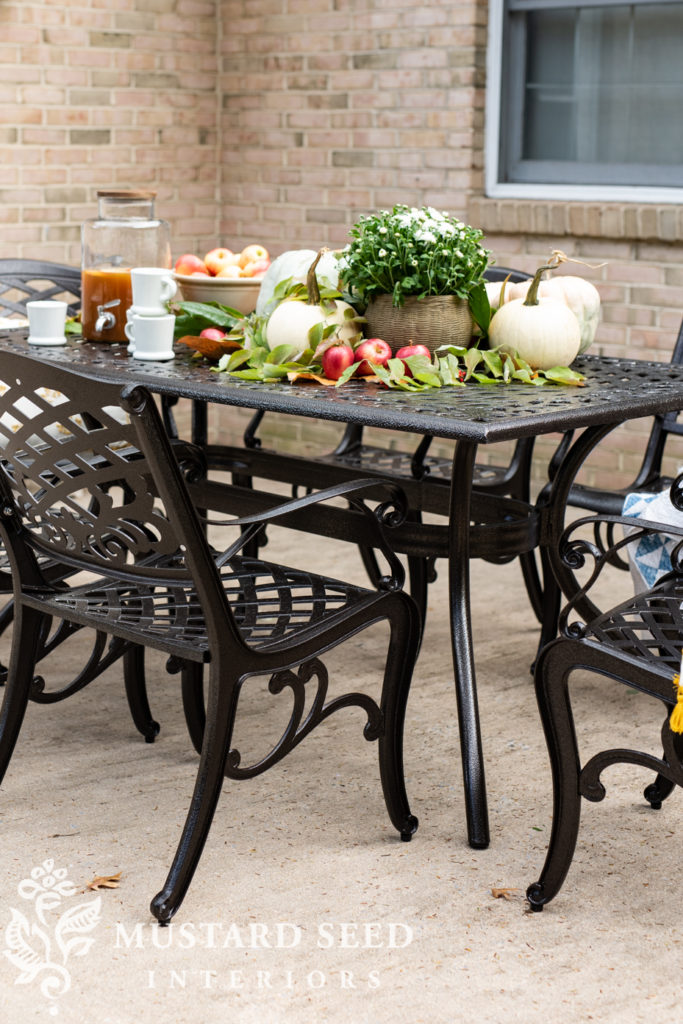 outdoor fall entertaining with Walmart | Miss Mustard Seed
