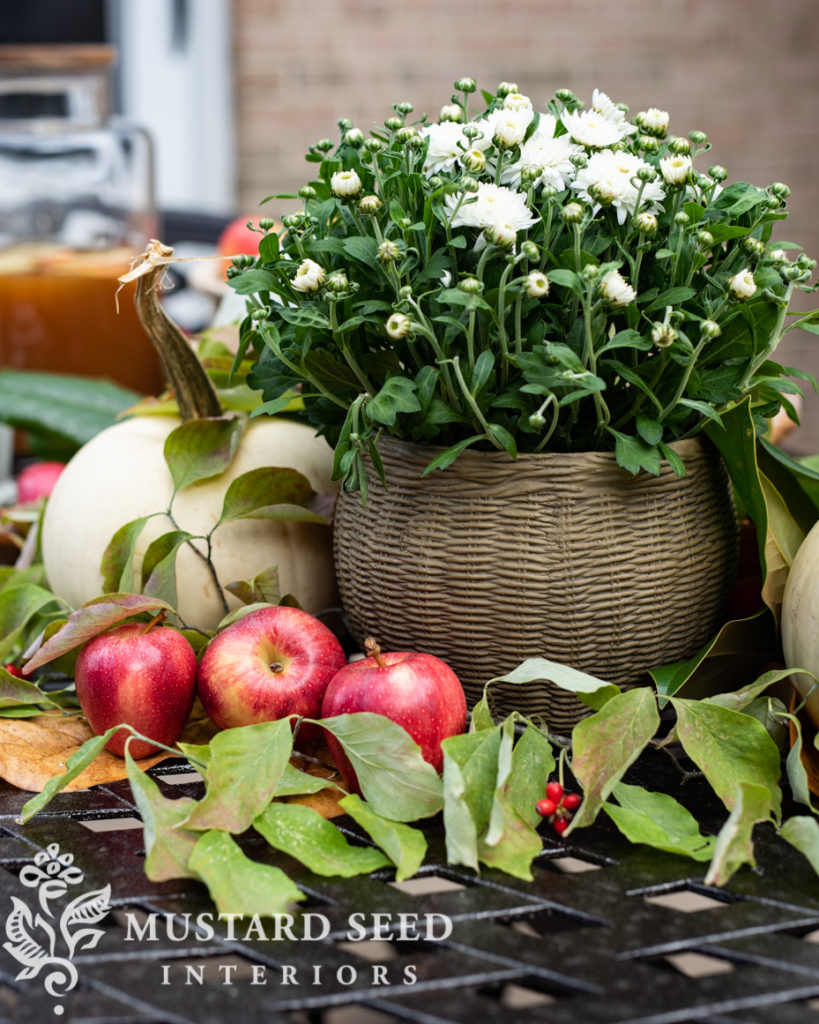 outdoor fall entertaining with Walmart | Miss Mustard Seed
