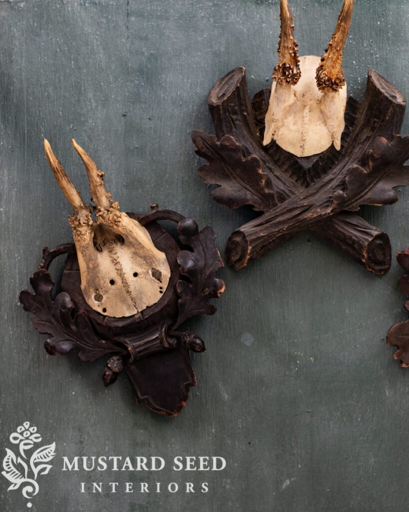 my favorite source for antique European antlers | Miss Mustard Seed