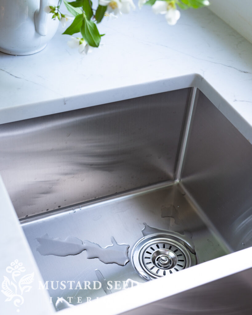 1970 kitchen renovation | stainless sink & brass faucet review | Miss ...