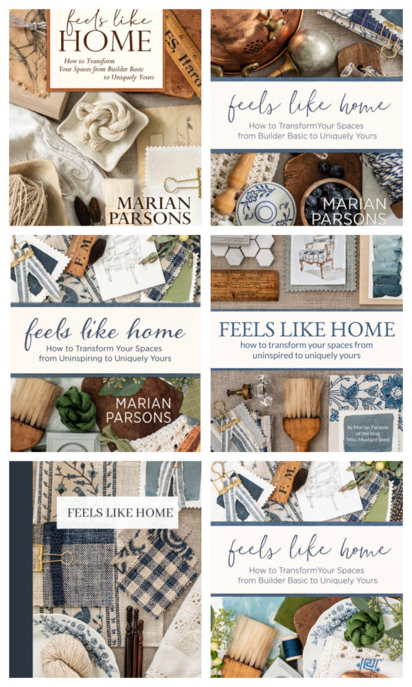 creating a book cover | feels like home | Miss Mustard Seed