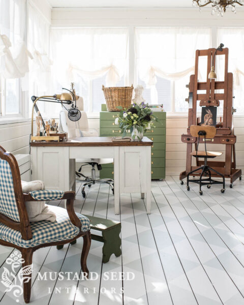 tips on painting wood paneling | Miss Mustard Seed