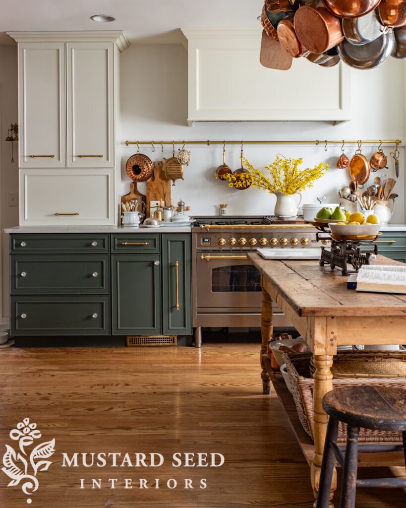 the Sherwin Williams color match to my kitchen cabinets | Miss Mustard Seed