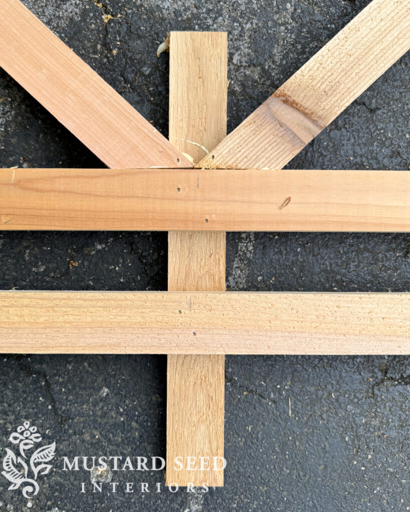 large vintage-style garden trellis tutorial & free plans | Miss Mustard ...