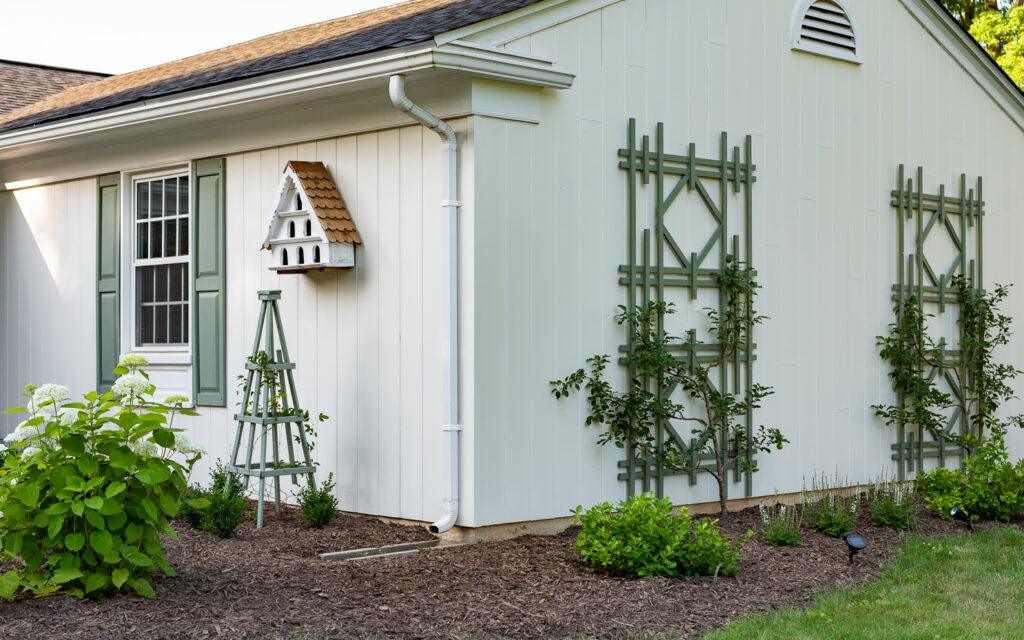 exterior window apron panels | Miss Mustard Seed