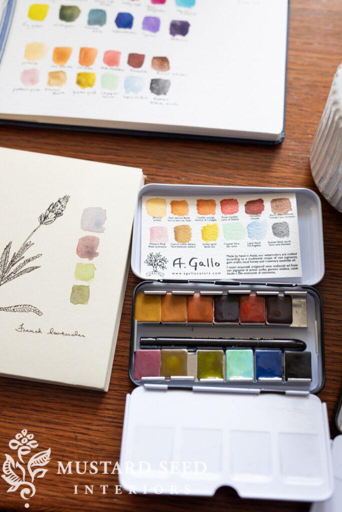 Small Business Spotlight | A Gallo Watercolors | Miss Mustard Seed
