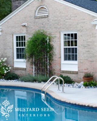 exterior window apron panels | Miss Mustard Seed