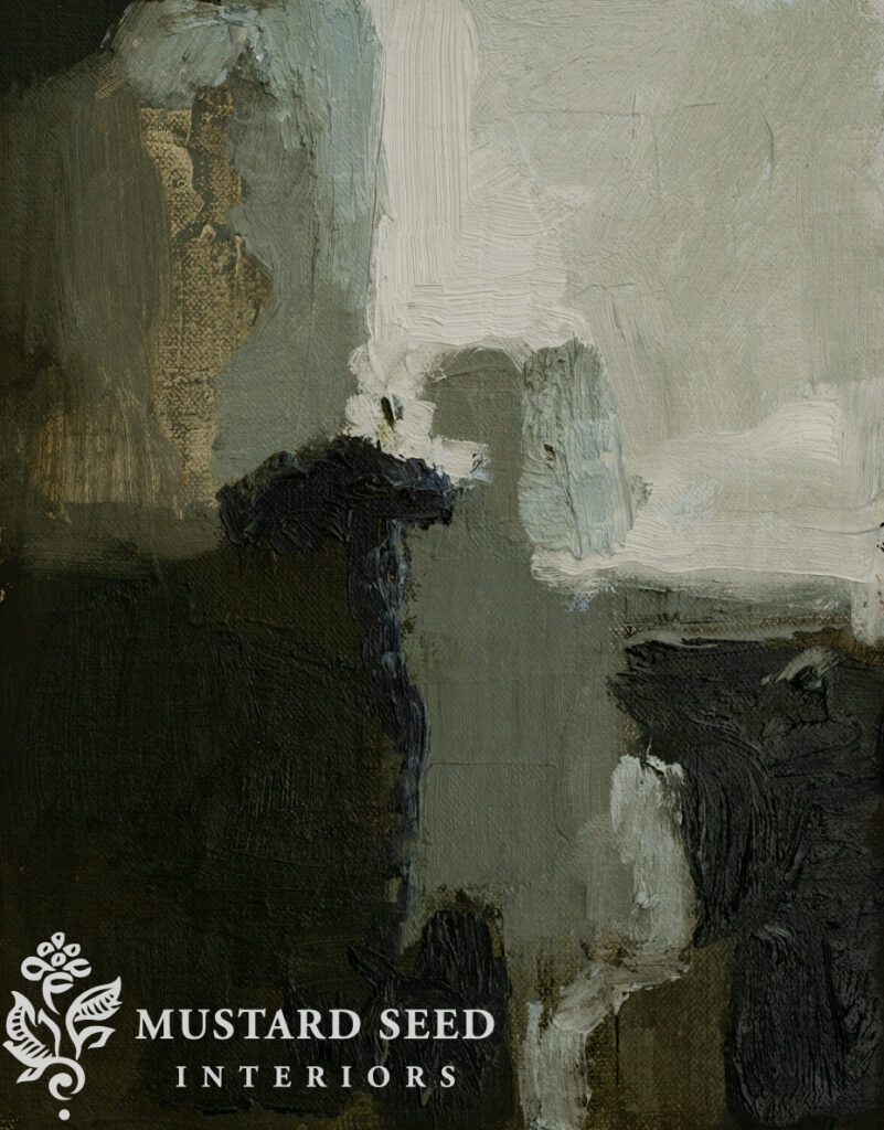 playing with abstract art | Miss Mustard Seed