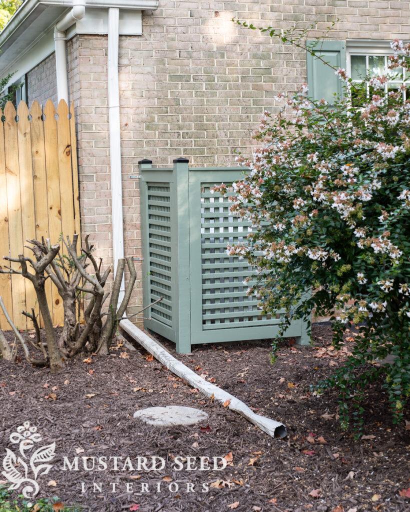 building a custom propane tank screen | Miss Mustard Seed