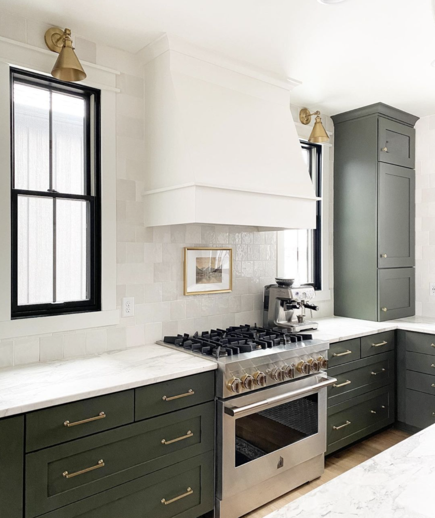 the Sherwin Williams color match to my kitchen cabinets | Miss Mustard Seed