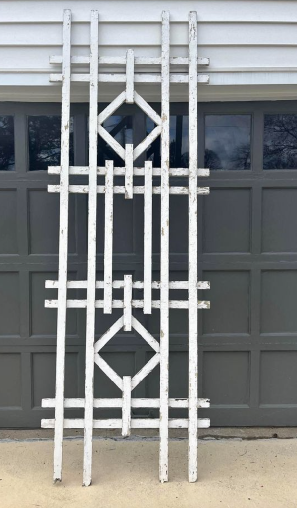 large vintage-style garden trellis tutorial & free plans | Miss Mustard ...